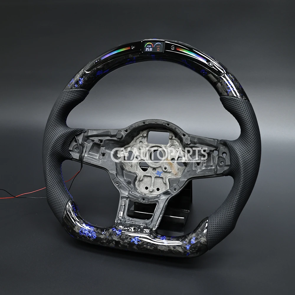 46-LED Steering Wheel For VW Golf 7 MK7 Mk7.5 GTI GTD 2014-2017 Forged ...